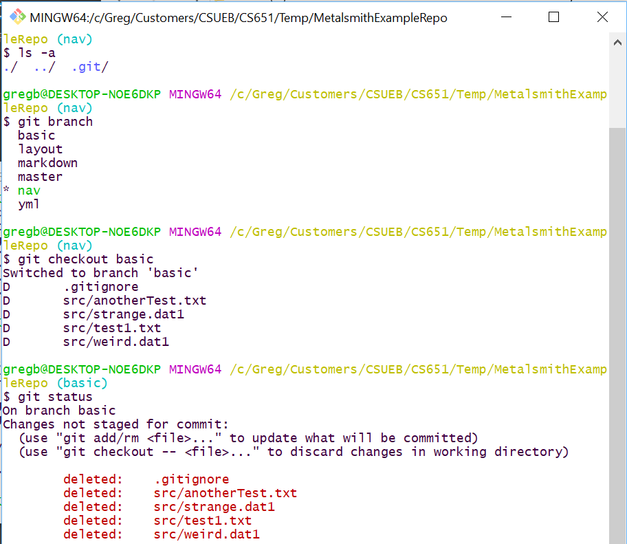 Example Repo for Static Site Generators